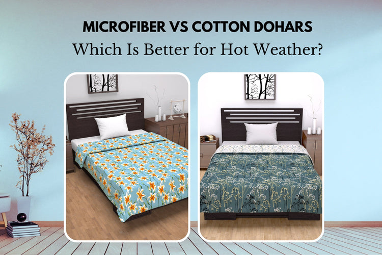 Microfiber vs. Cotton Dohars: Which Is Better for Hot Weather? – Divine ...